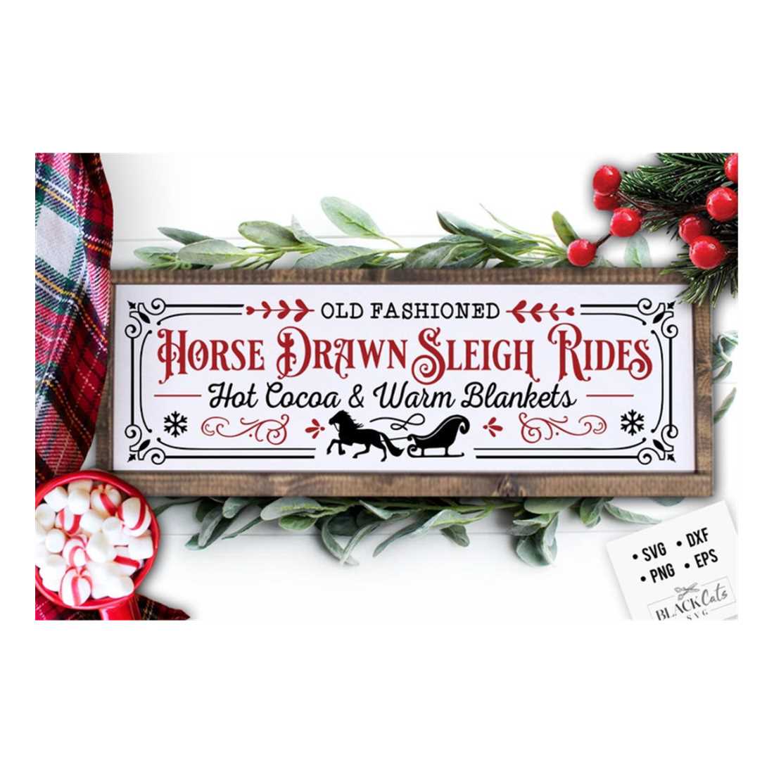 Old fashioned Horse drawn sleigh rides svg, Old fashioned sl - Inspire ...