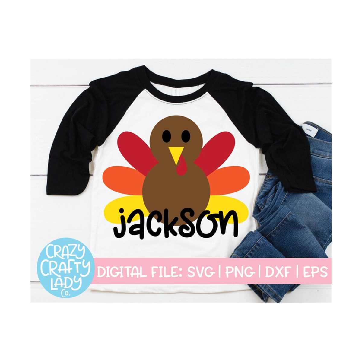 Turkey SVG, Thanksgiving Cut File, Fall Kid Design, Cute Aut | Inspire ...