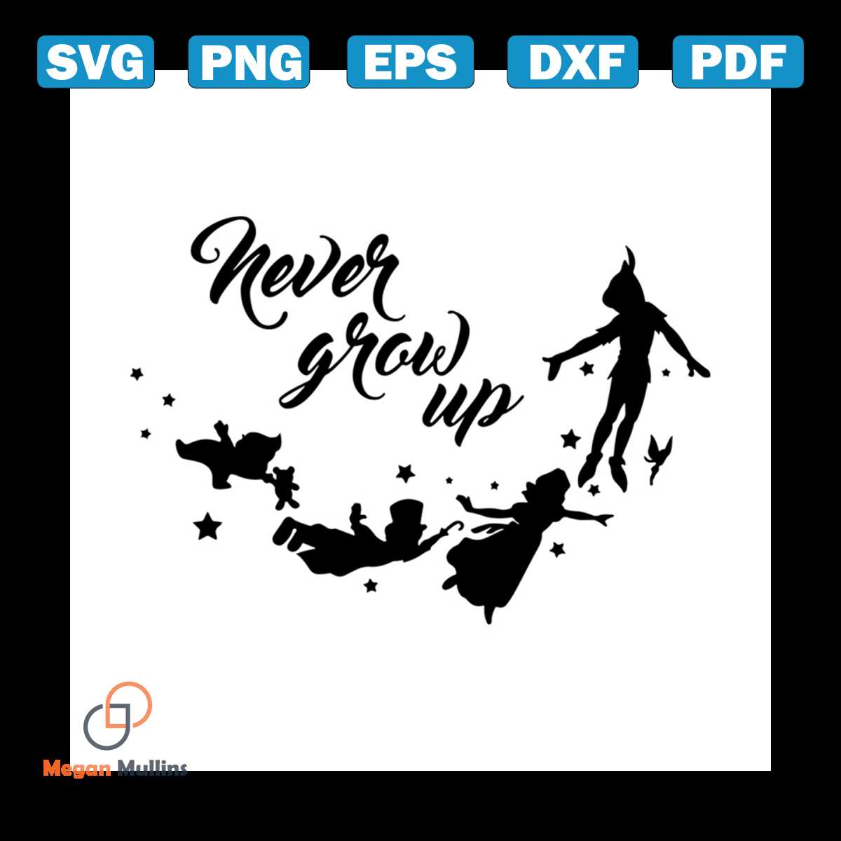 Never Grow Up Shirt Svg, Peter Pan Shirt Svg, Tinker Bell Sh | Inspire ...