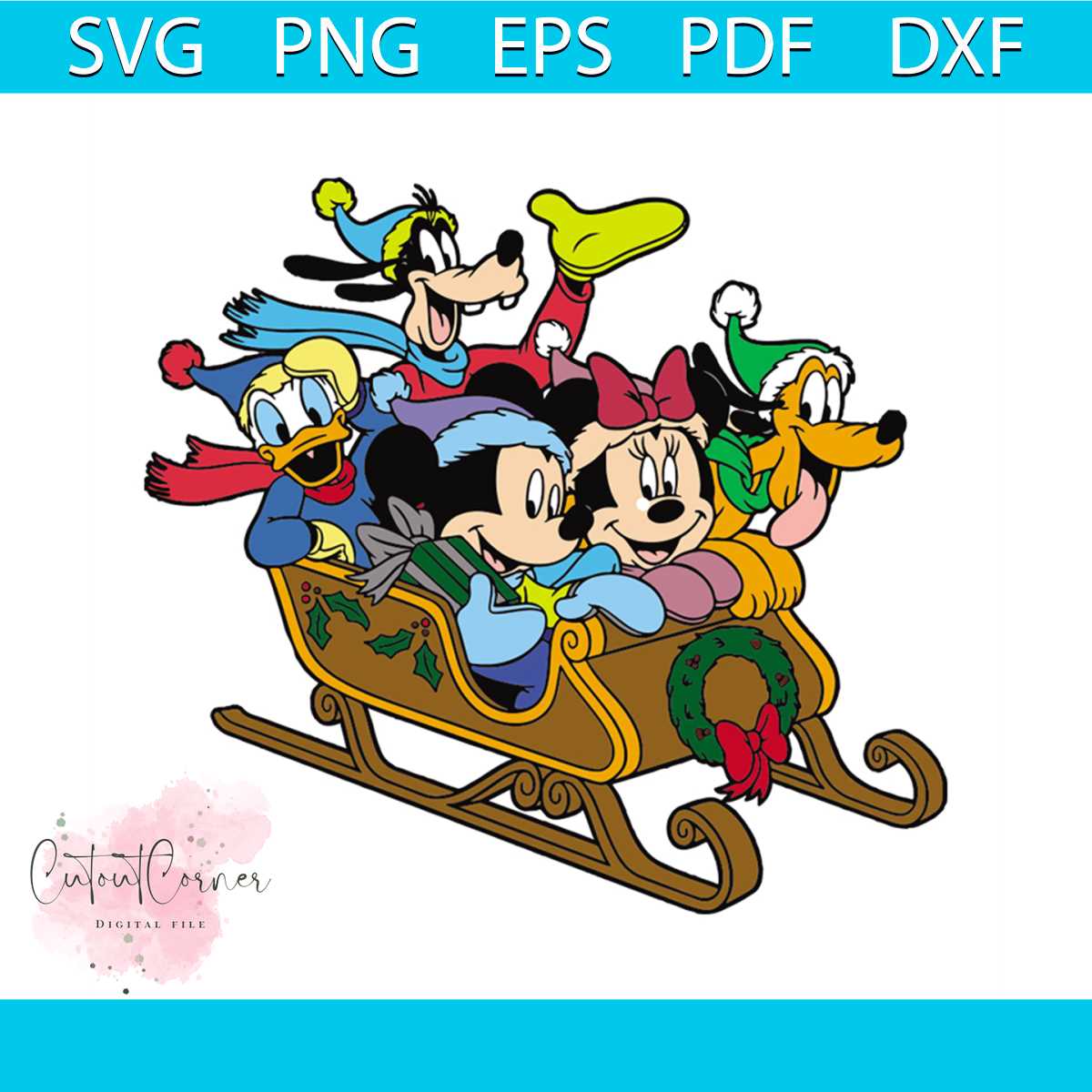 Mickey Mouse And Friends svg, Disney Svg, Disney Character S | Inspire ...