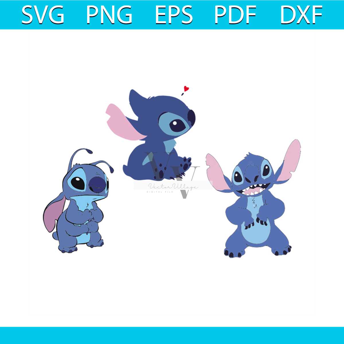 Stitch Bundle File Svg, Disney Svg, Disney Character Svg, Ca | Inspire ...