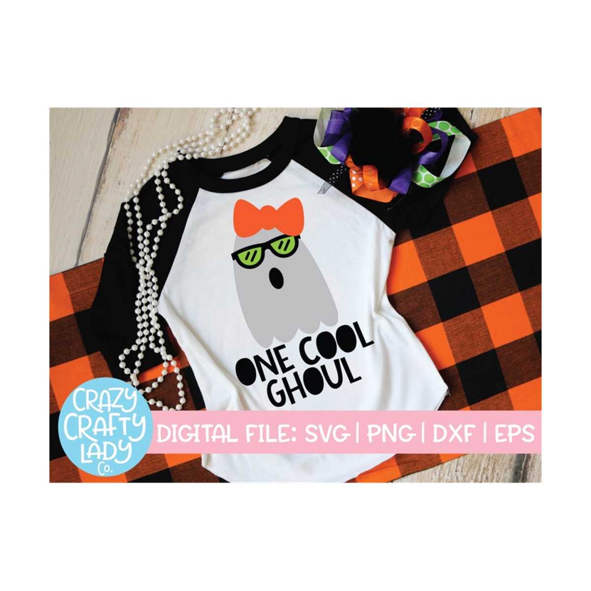 One Cool Ghoul SVG, Halloween Cut File, Kids' Ghost Saying, | Inspire ...