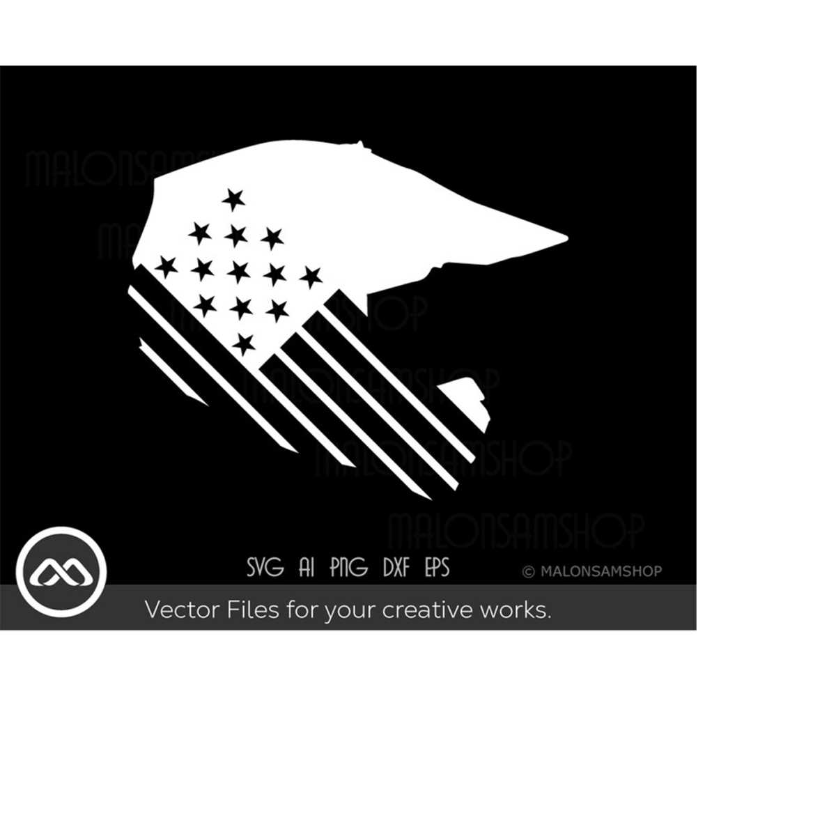 Motocross SVG helmet - motorcycle svg, motorbike svg, biker | Inspire ...