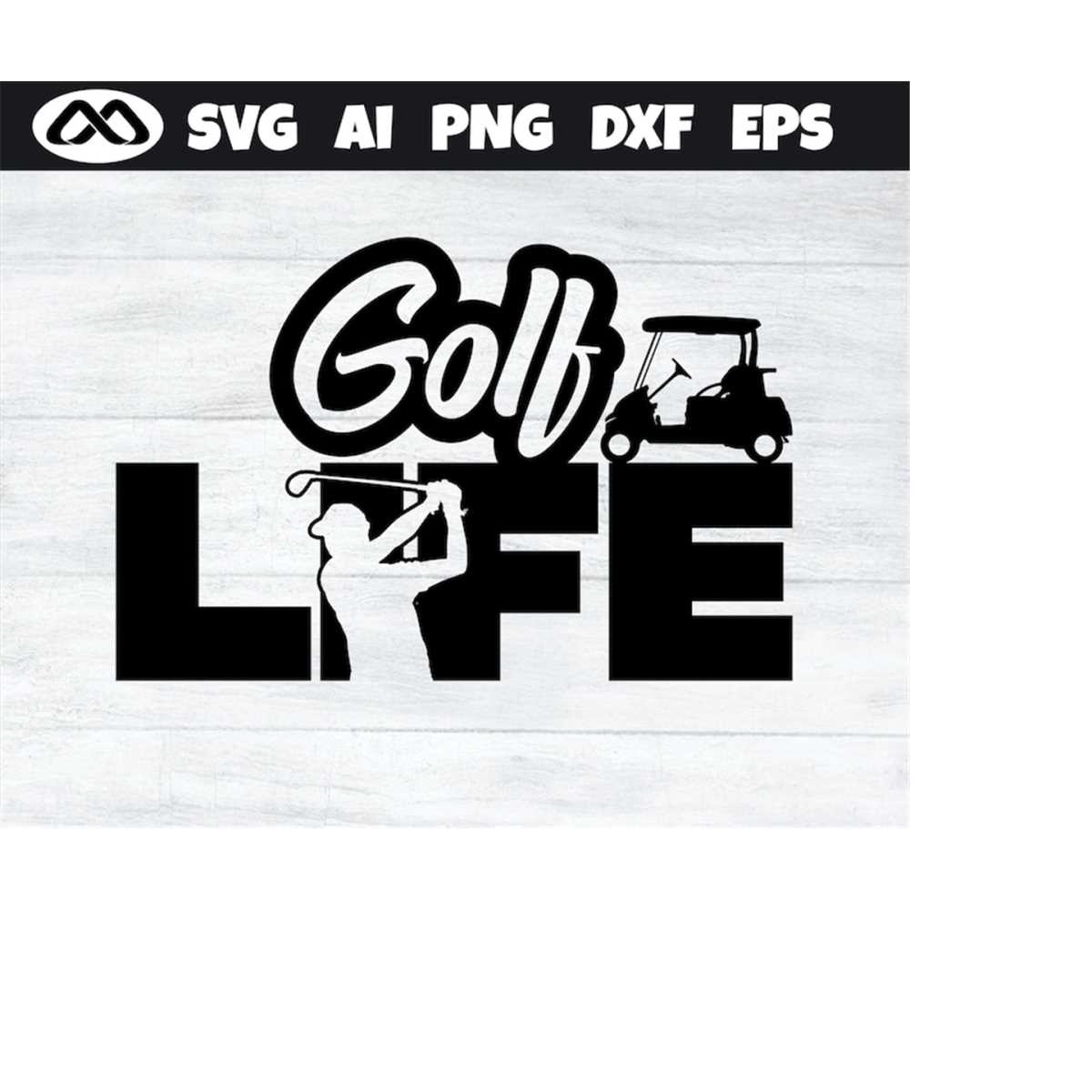 Golfer SVG Golf life - golf svg, golfing svg, golfer svg, go | Inspire ...