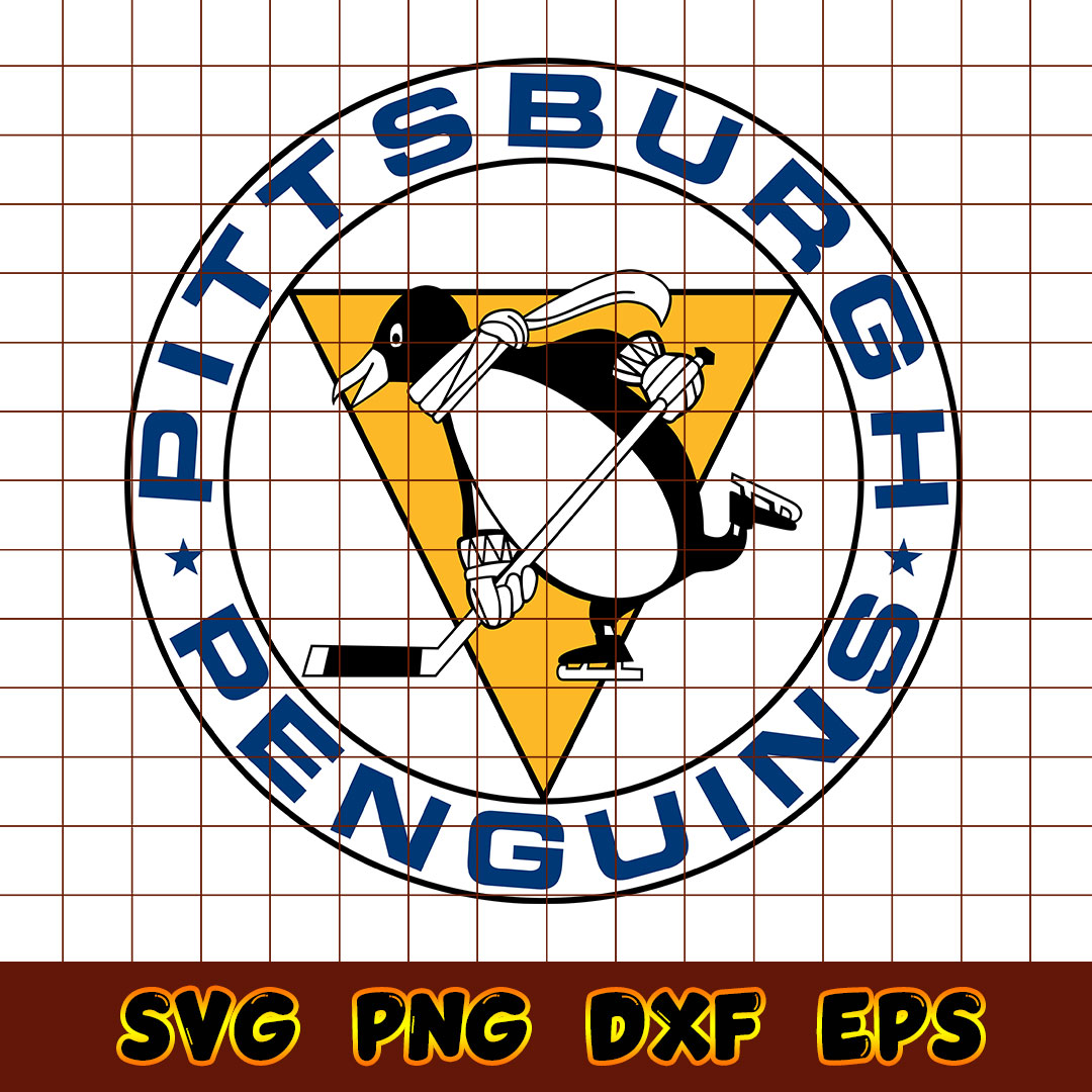 Pittsburgh Penguins Team Circle Logo Svg, Pittsburgh Penguin | Inspire ...