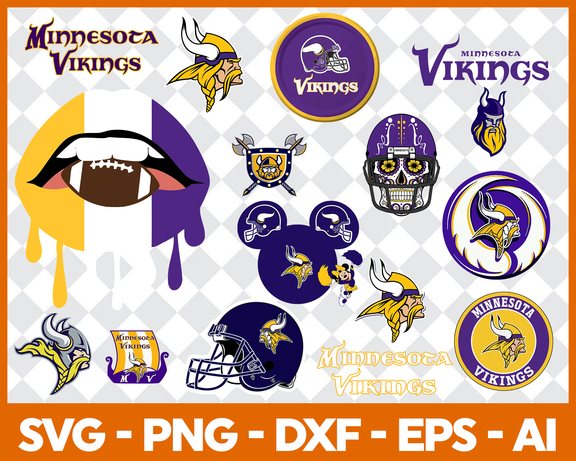Minnesota Vikings Svg , Football Team Svg, Cricut, Digital D | Inspire ...