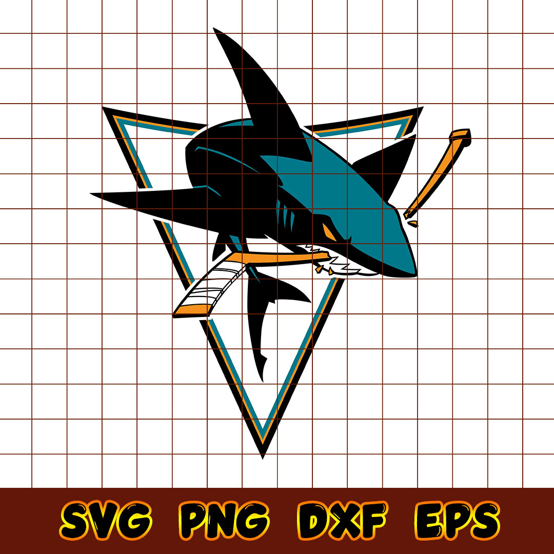 San Jose Sharks Team Logo Svg, San Jose Sharks Svg, NHL Svg, | Inspire ...