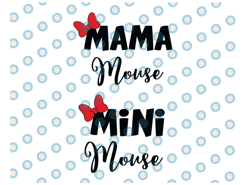 Minnie mouse svg, mama mouse mini mouse svg, clipart, disney | Inspire ...