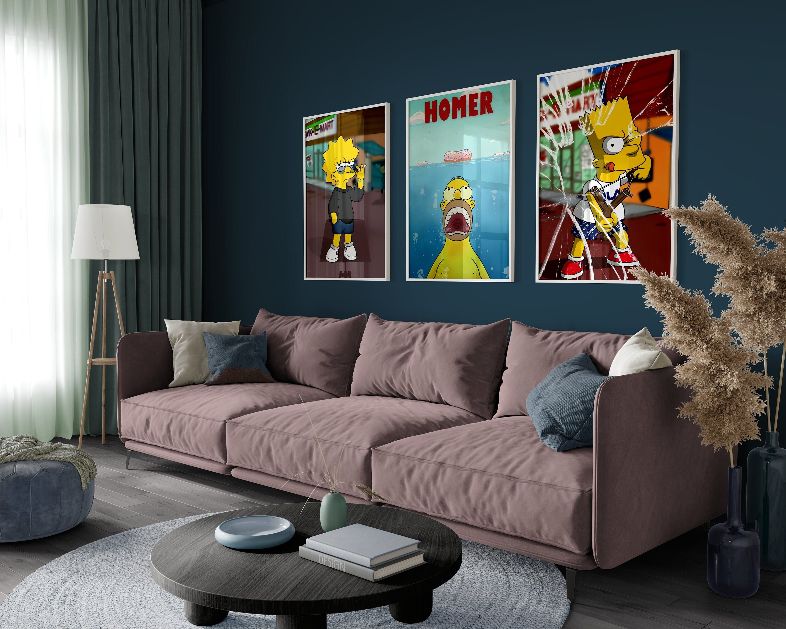 The Simpsons Set of 3 Posters | Inspire Uplift