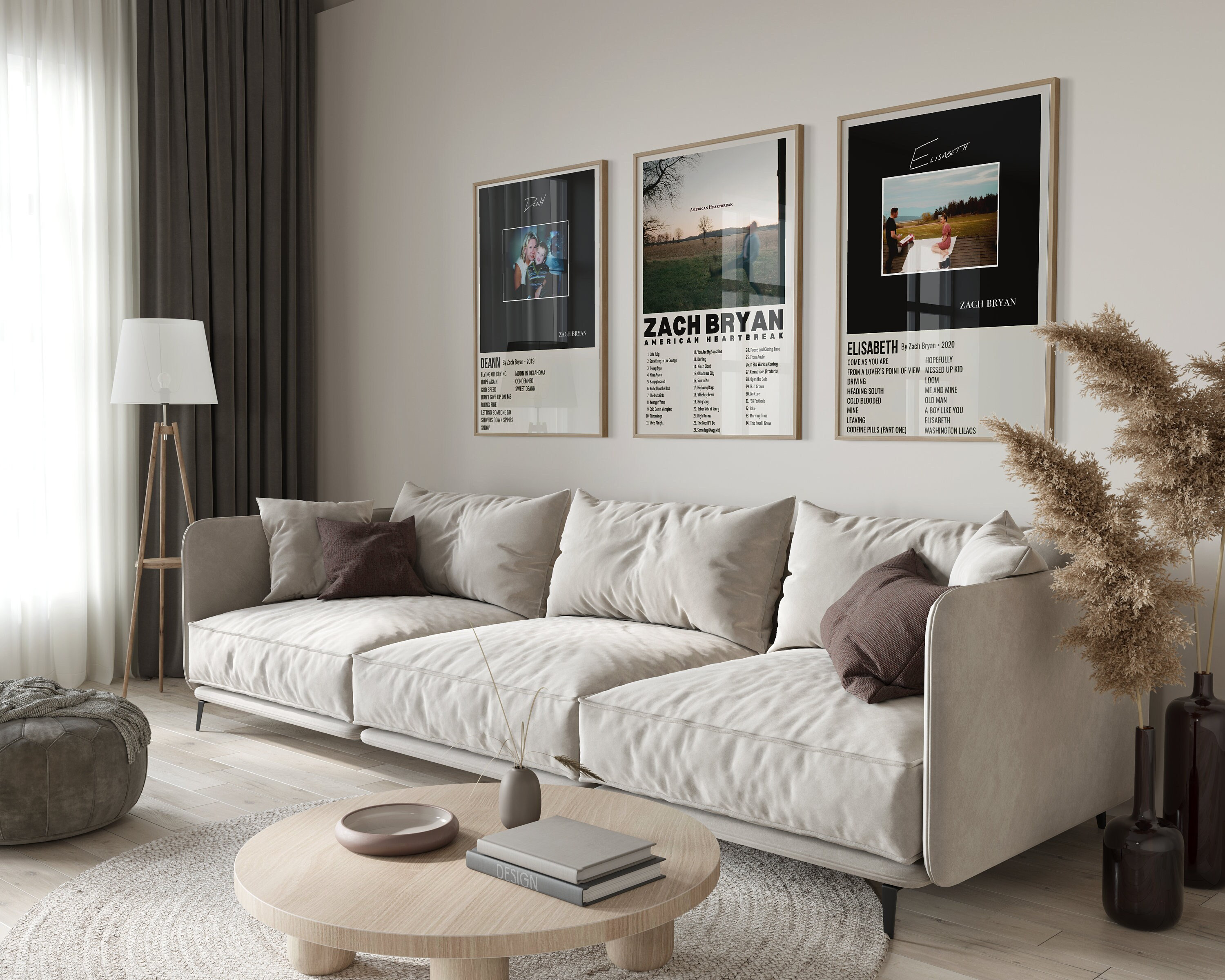 Zach Bryan Set of 3 Posters | Inspire Uplift