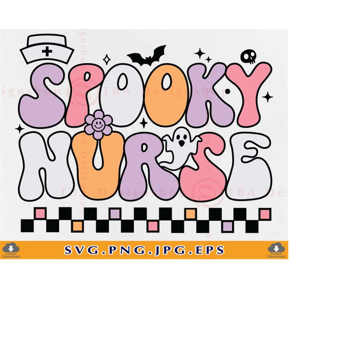 Spooky Nurse SVG, Halloween Nurse SVG, Funny Nurse Halloween | Inspire ...