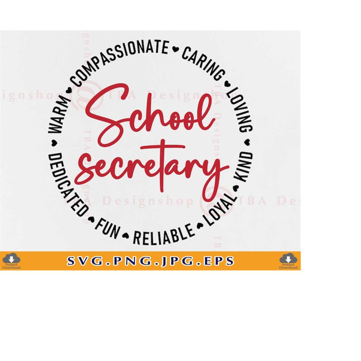 School Secretary SVG, Secreatary Gift Svg, Staff Worker, Off | Inspire ...