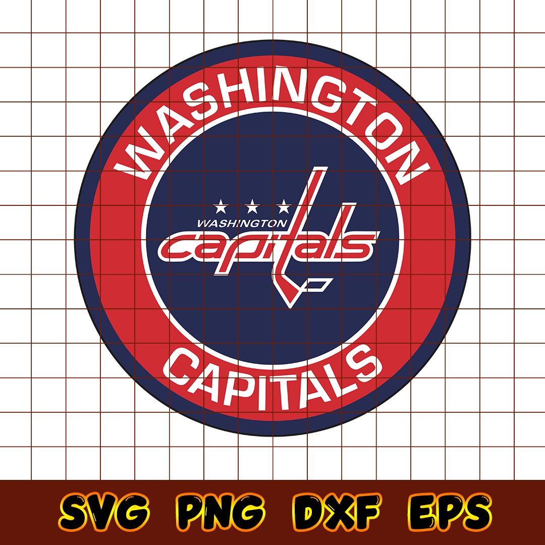 Washington Capitals Team Circle Logo Svg, Washington Capital | Inspire ...