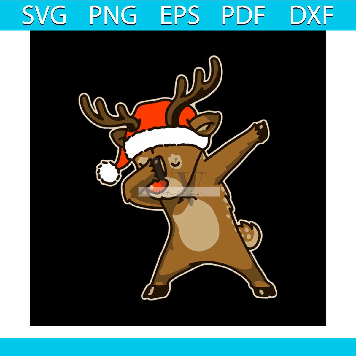 Dabbing Reindeer Christmas svg, Christmas Svg, Reindeer Svg, | Inspire ...