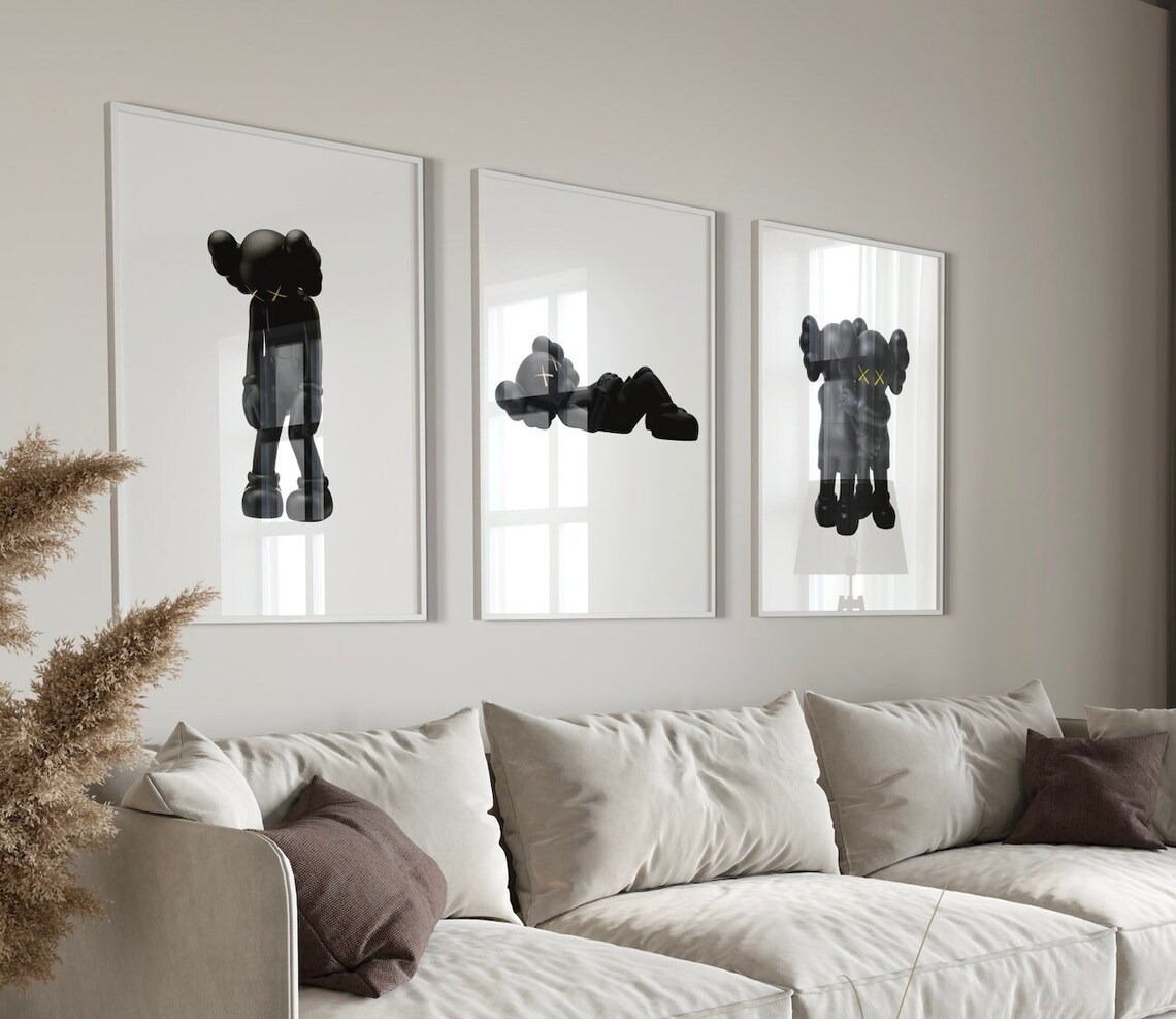 Hypebeast Toys Poster Set of 3 Hypebeast Figure Printable Wa | Inspire ...