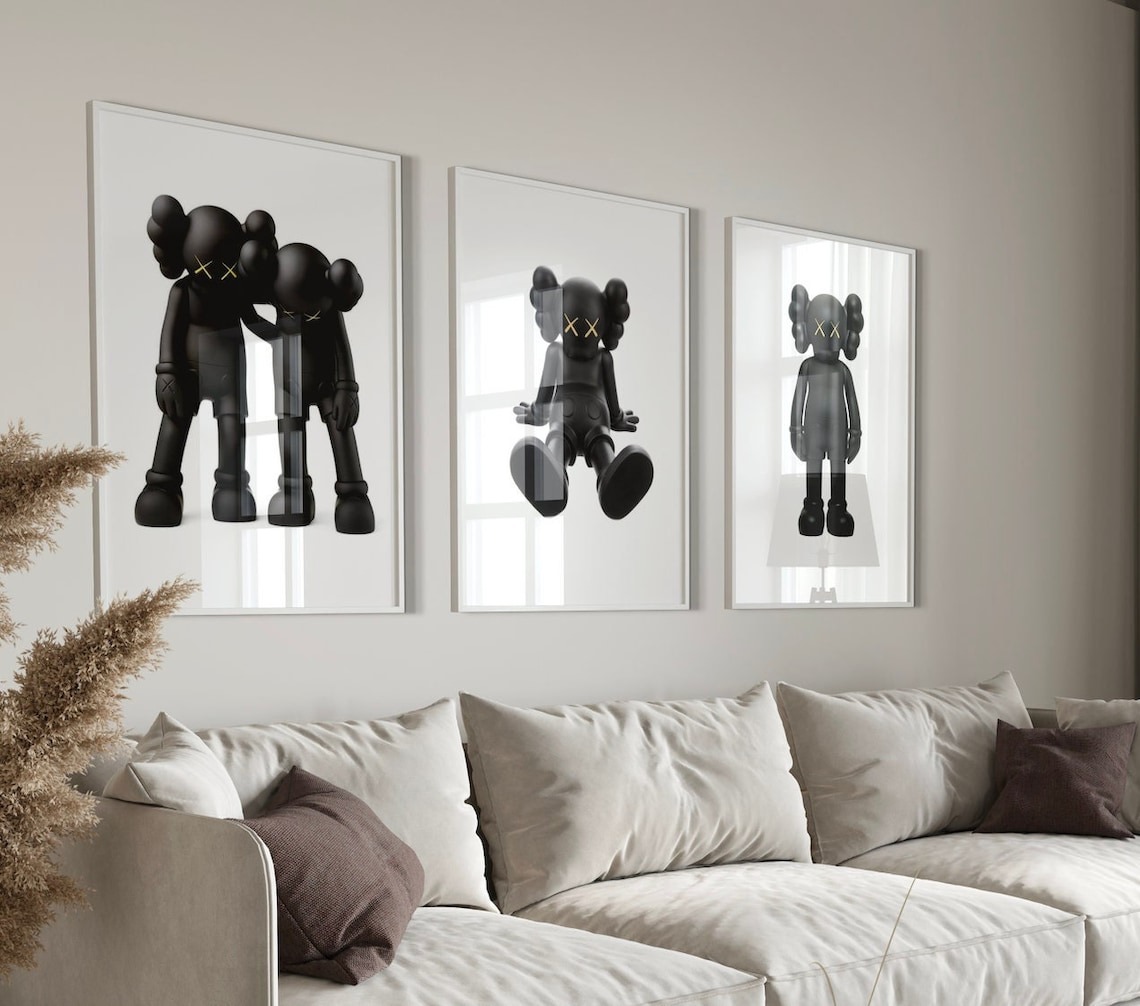 Hypebeast Toys Poster Set of 3 Hypebeast Figure Printable Wa | Inspire ...