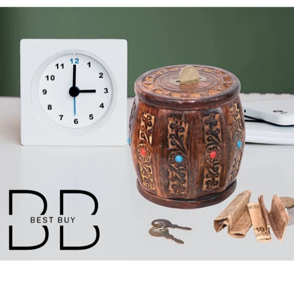 Barrel Shaped Money Bank Coin Box for Money Storage Money Ba | Inspire ...