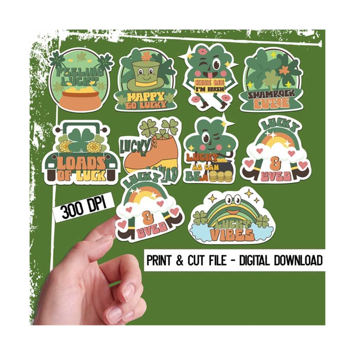 PRINTABLE Saint Patrick's Day Stickers - Holiday stickers, S | Inspire ...