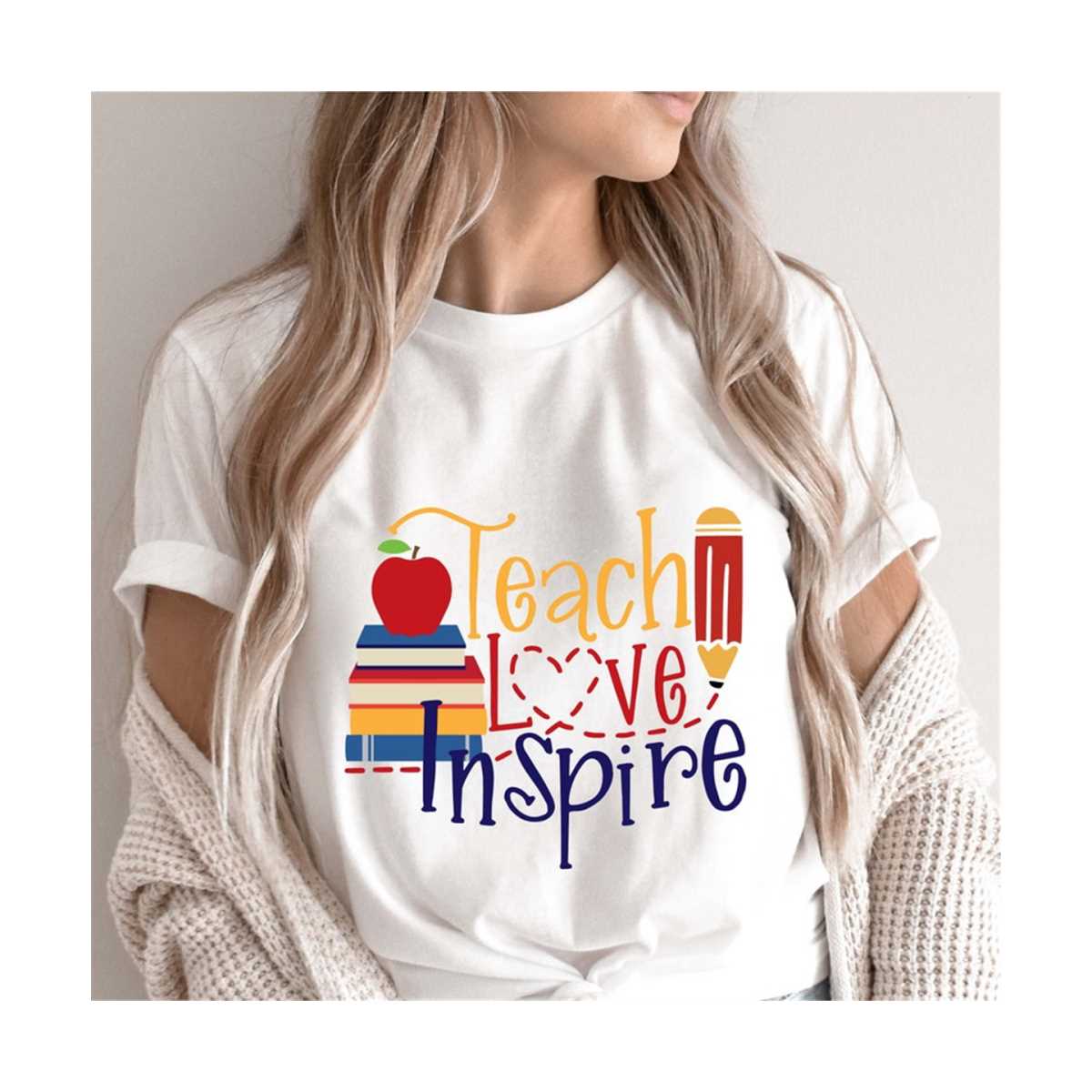 Teacher SVG cutting files, Reading SVG, School SVG, Silhouet | Inspire ...