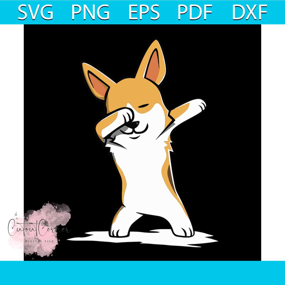 Dabbing Corgi Funny Svg, Trending Svg, Corgi Svg, Corgi Gift | Inspire Uplift