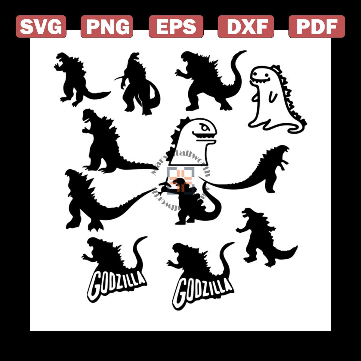 Godzilla bundle svg | Inspire Uplift