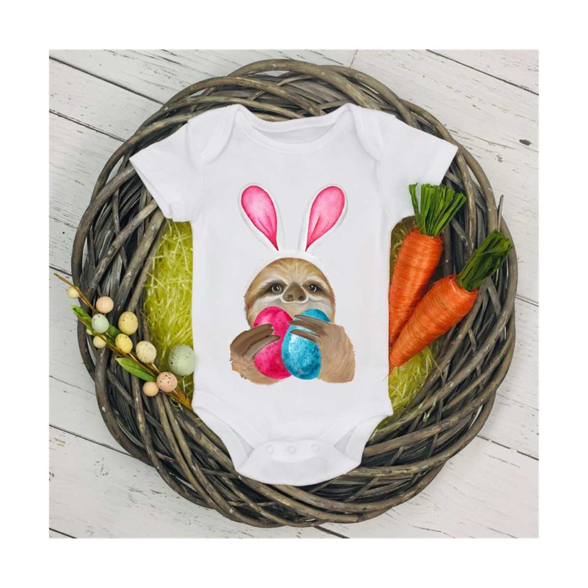Easter sloth png, Sublimation design, Easter PNG, PNG files, | Inspire ...