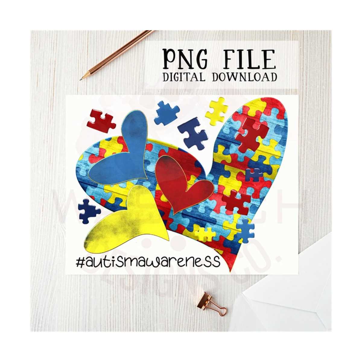 Autism awareness Sublimation PNG file, Sublimation designs, | Inspire ...