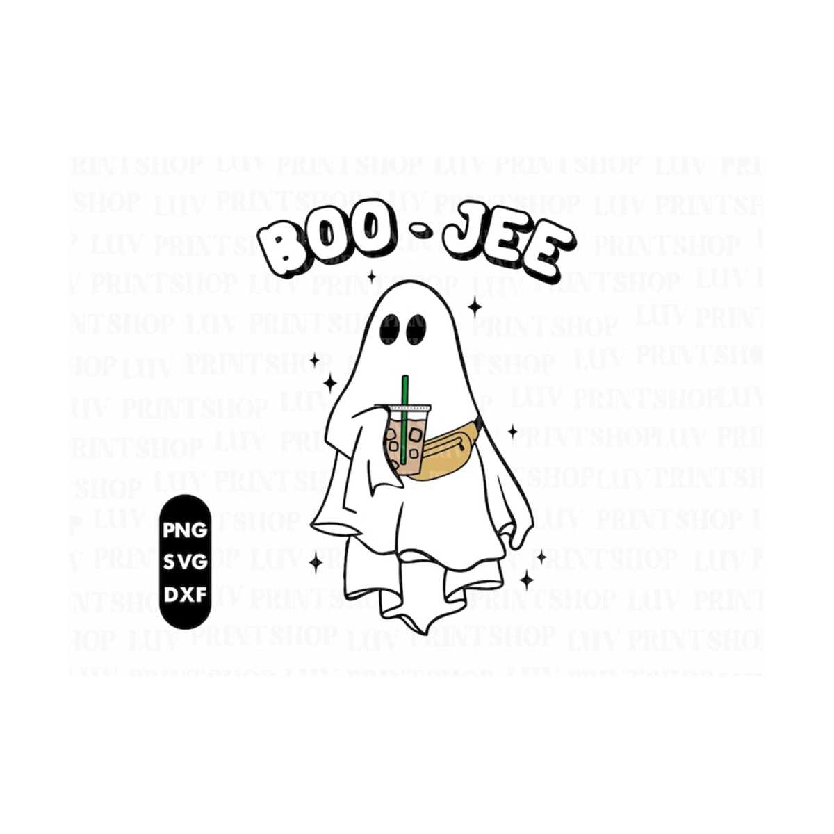 Boo-Jee Ghost Halloween SVG, Boo Sheet PNG, Boo-Jee Stanley - Inspire ...