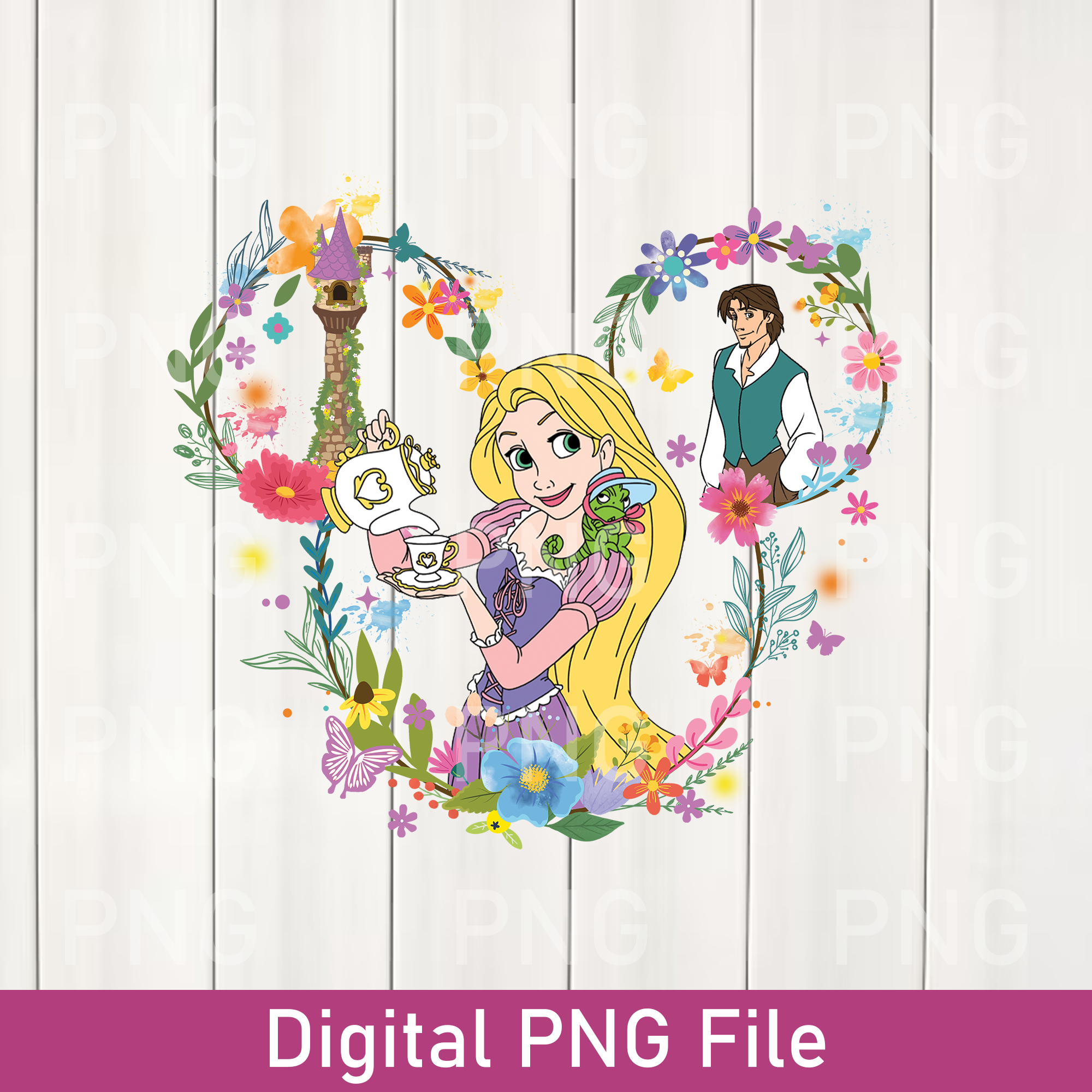 Disney Rapunzel Princess PNG, Disney Girl PNG, Disney Prince | Inspire ...