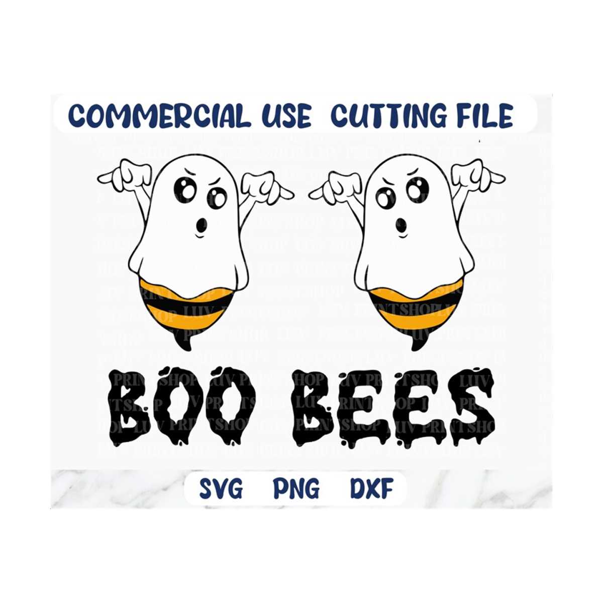 boo bees svg - Inspire Uplift