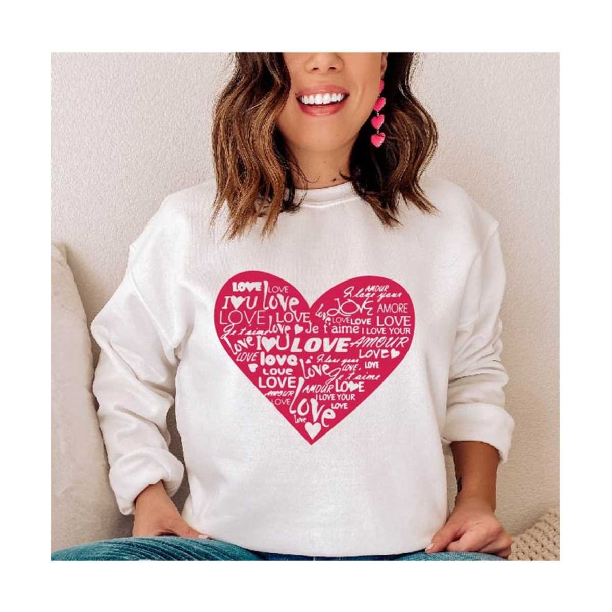 love word heart svg - Inspire Uplift