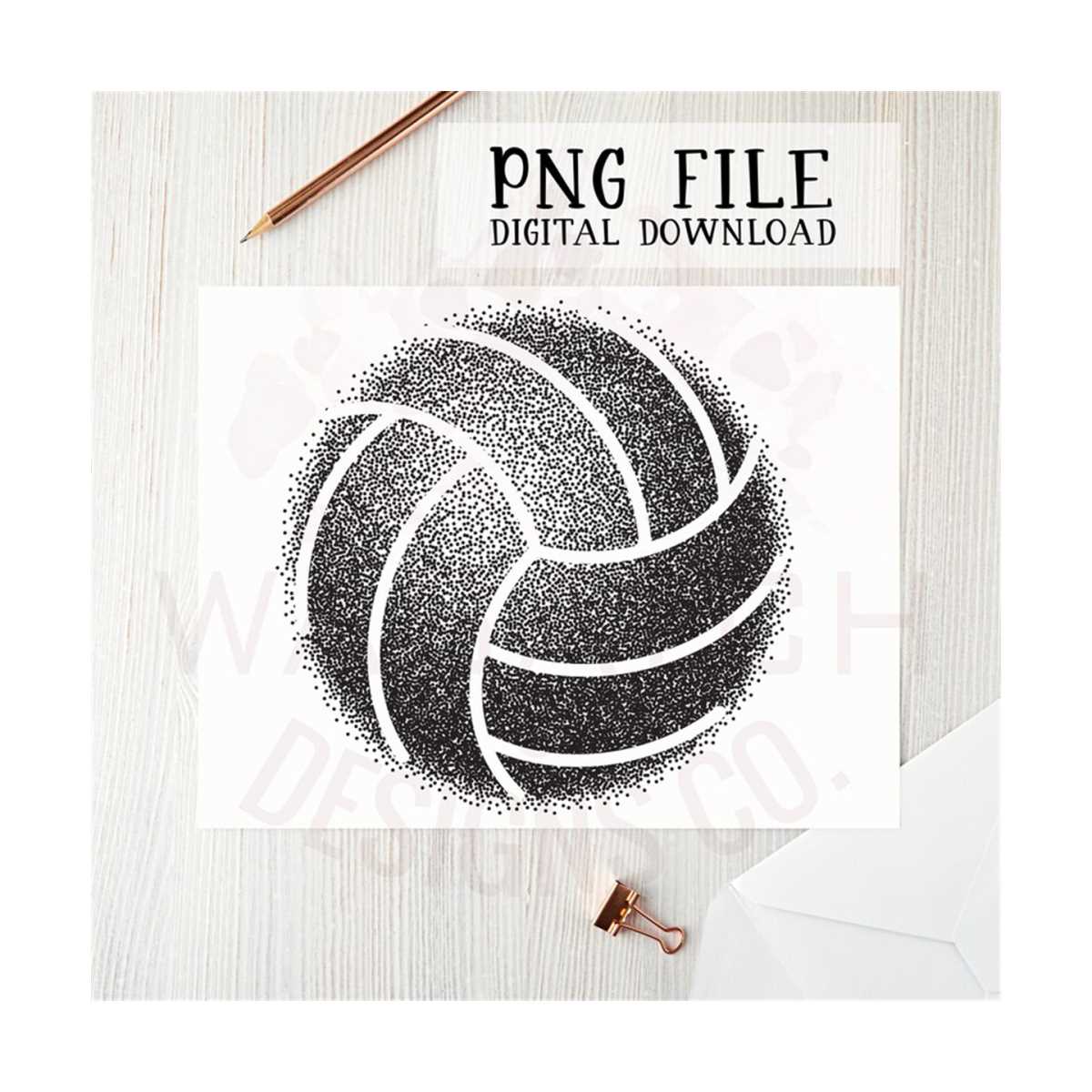 Volleyball png file for sublimation printing, DTG printing, | Inspire ...