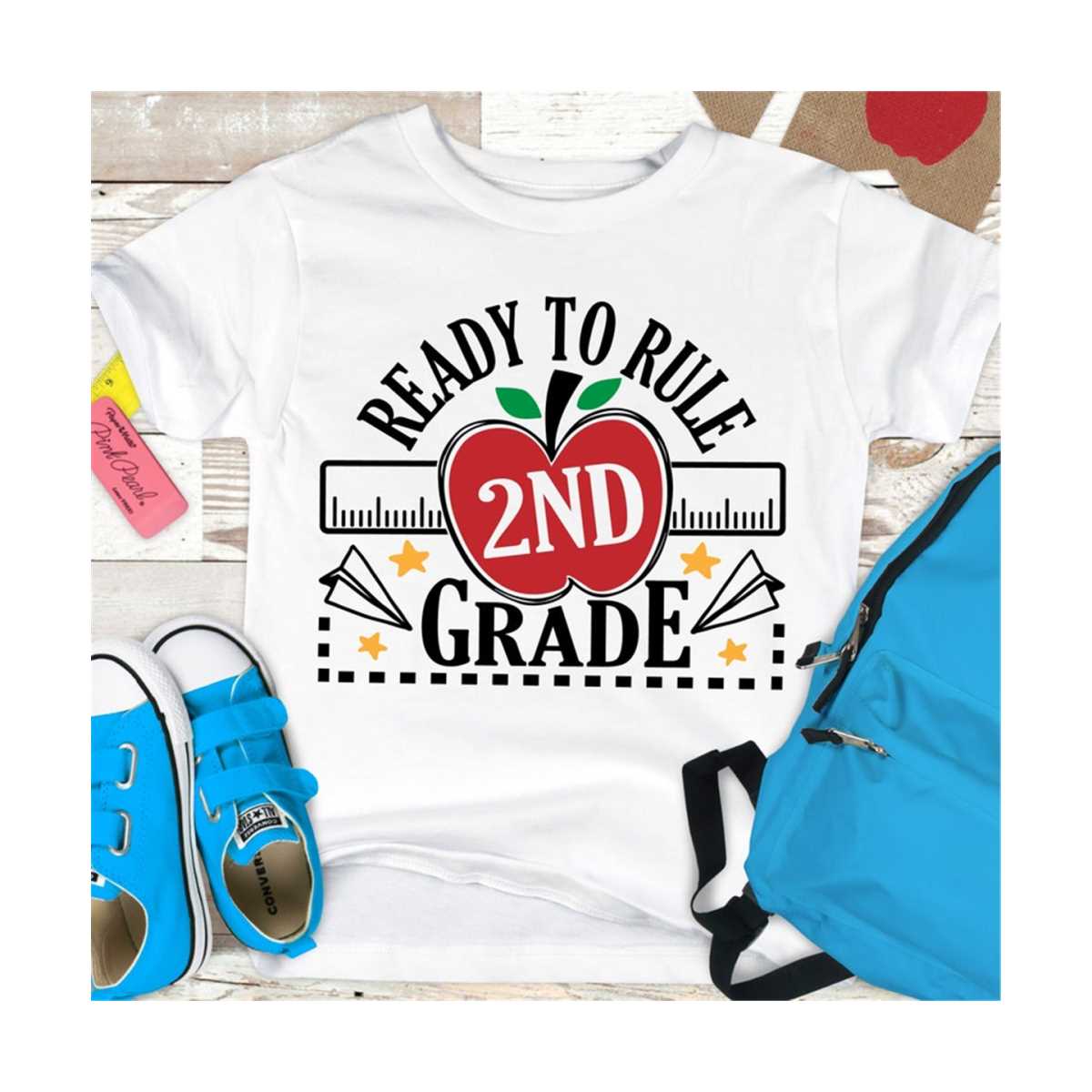 Back to school svg, 2nd grade svg, Second grade t-shirts, sc | Inspire ...