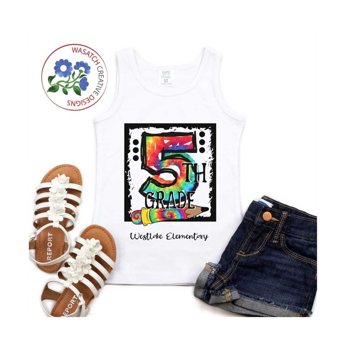 5th grade PNG file for sublimation printing DTG printing - S | Inspire ...