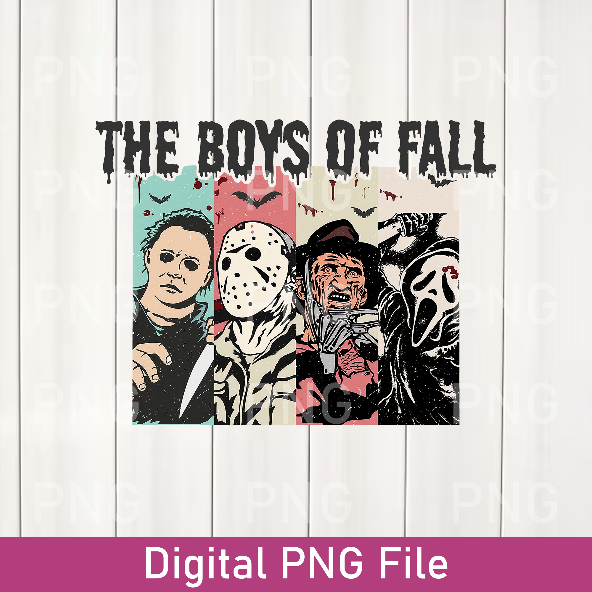 The Boys Of Fall PNG, Horror Characters PNG, Horror Friends | Inspire ...