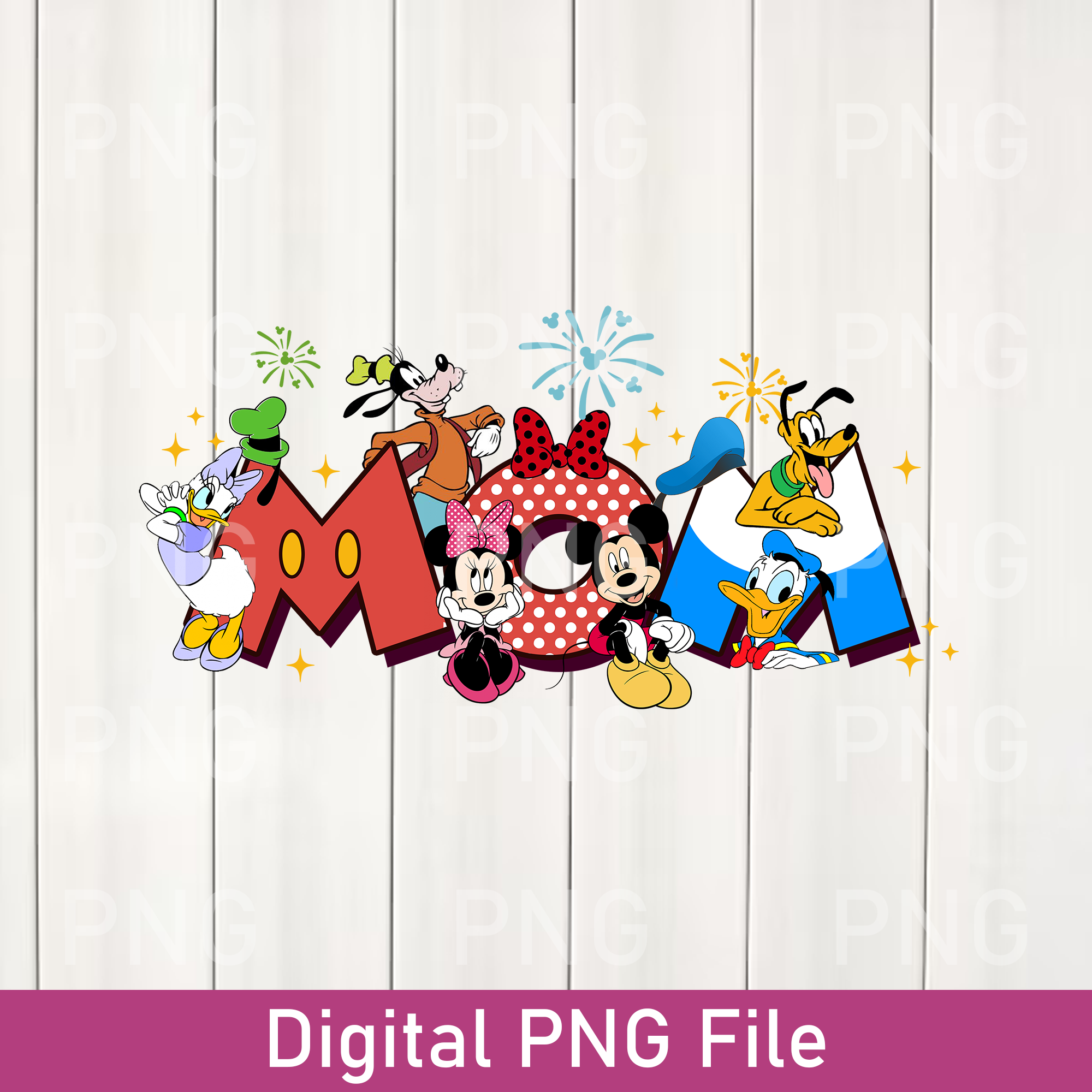 Retro Disney Mom Mickey And Friends PNG, Mickey Mom PNG, Dis | Inspire ...
