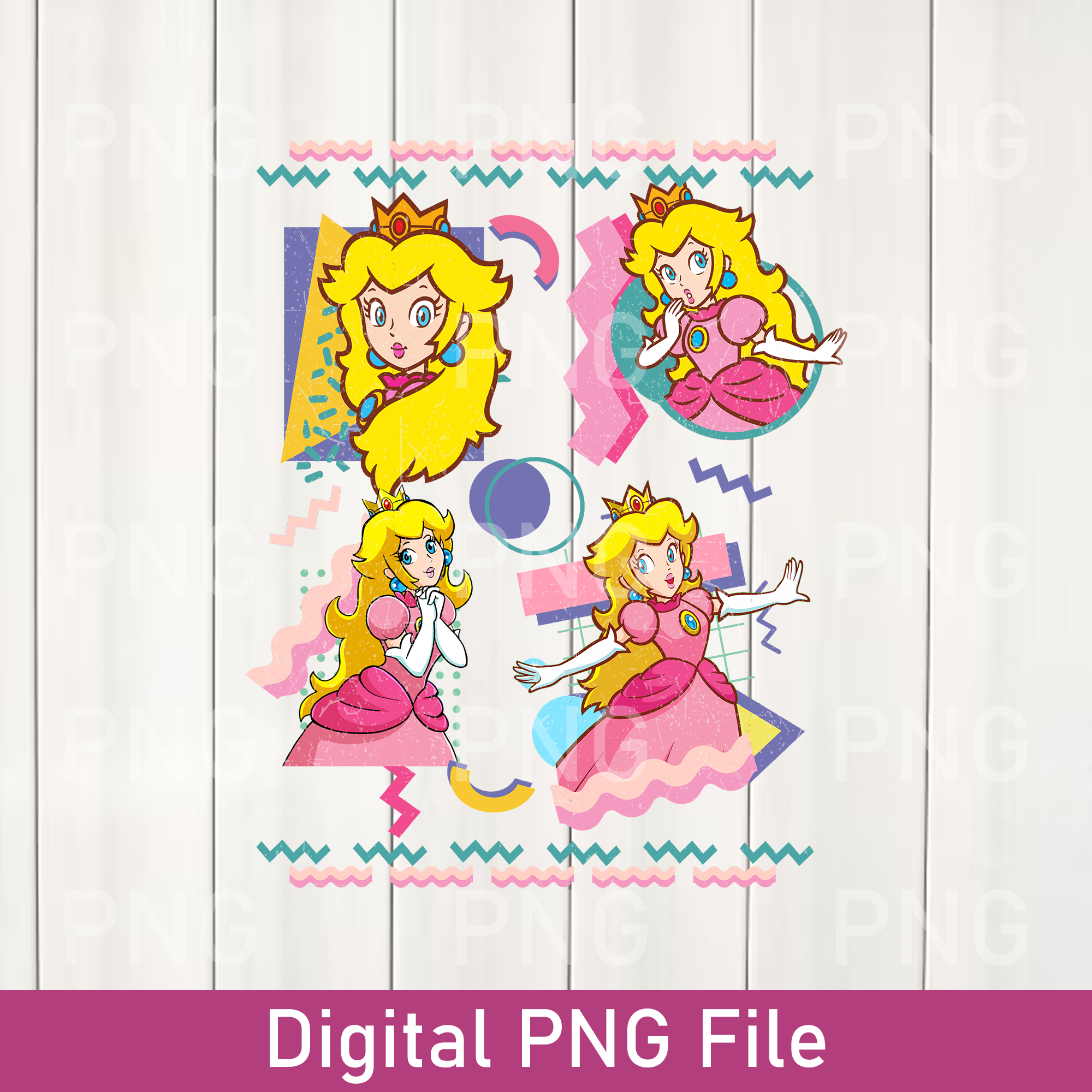 Princess Peach Mario PNG, It's Peach Time PNG, Super Mario P - Inspire ...