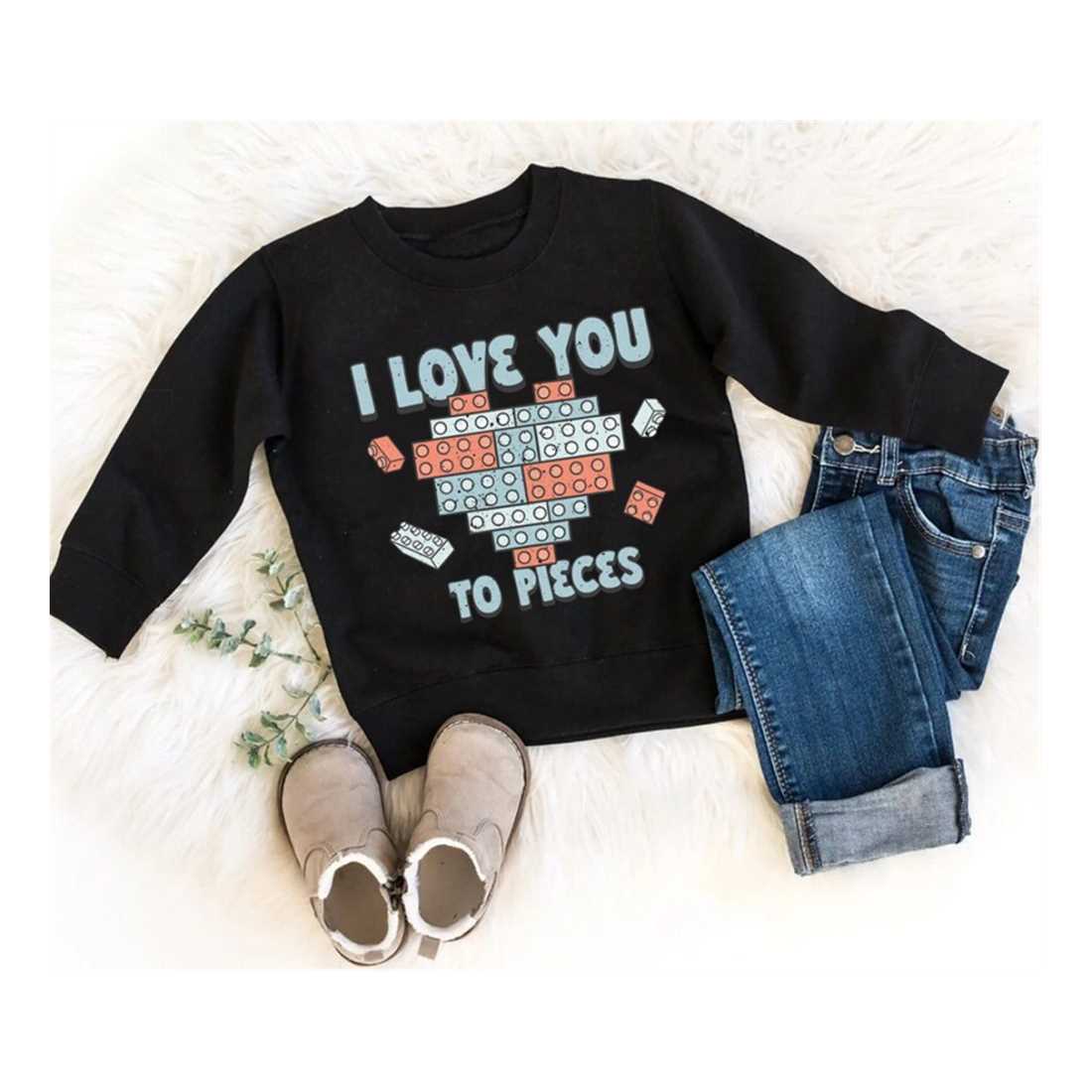 I Love You to Pieces Valentines Day, Kids Valentines Day Shi | Inspire ...