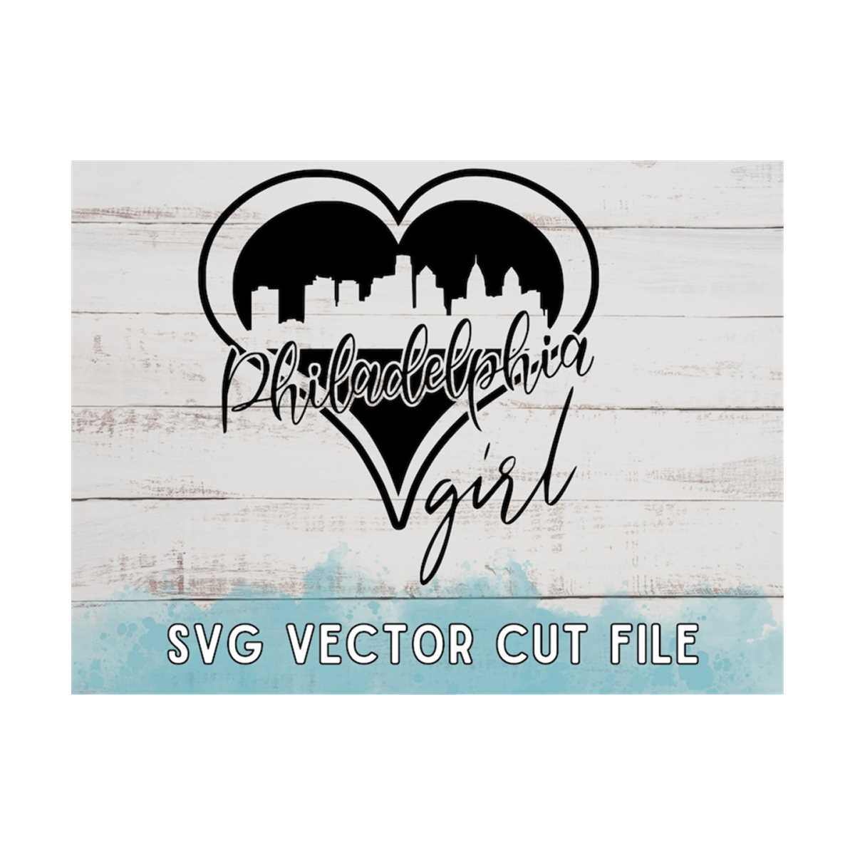 Philadelphia Girl Heart SVG - Instant Download - Philadelphi | Inspire ...