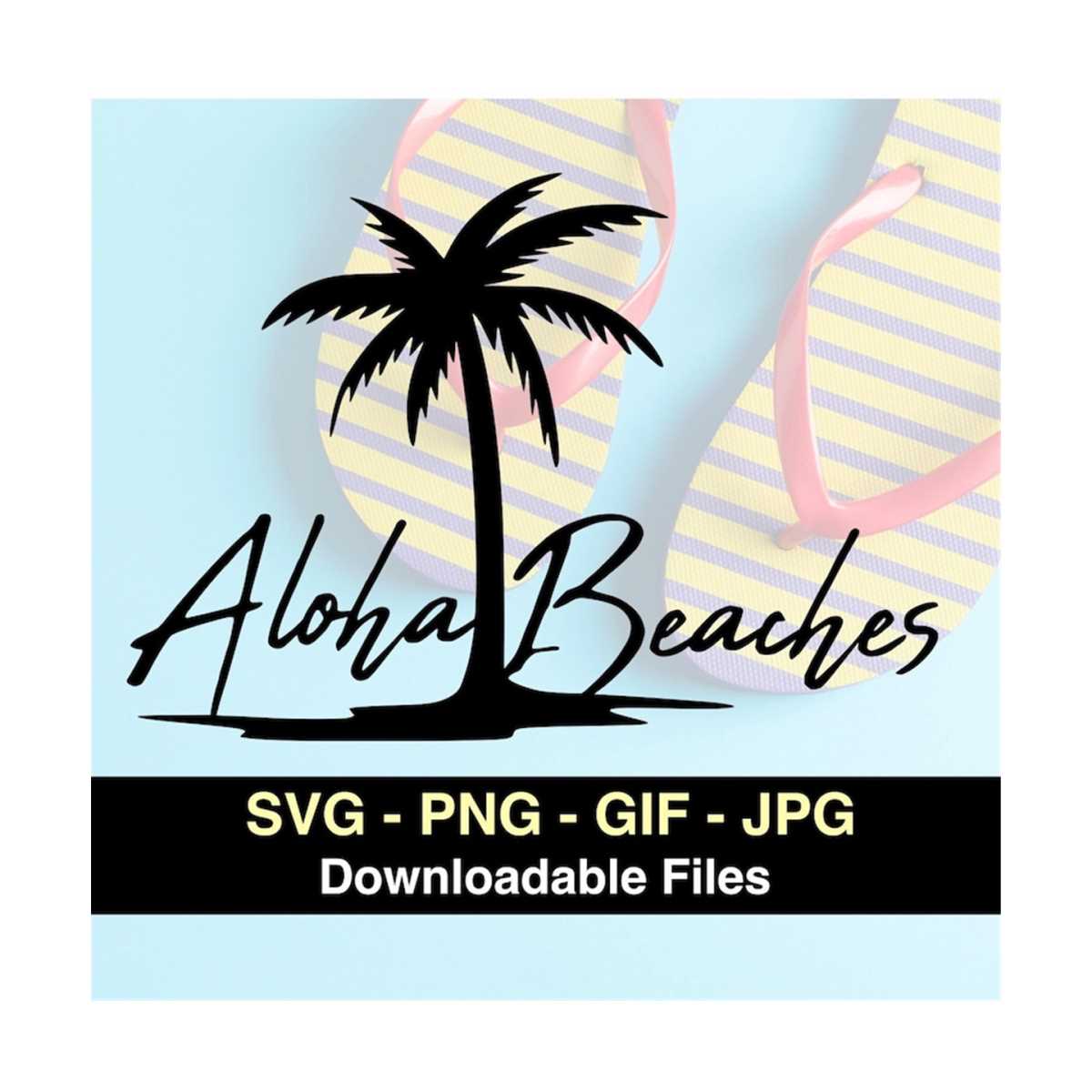 Aloha Beaches - Cricut - Silhouette - Vector Cut File - Inst | Inspire ...