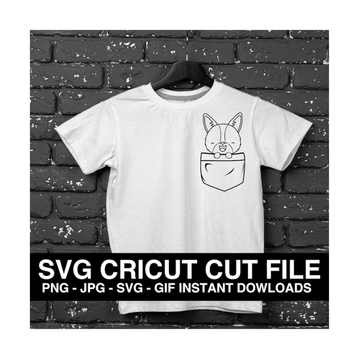 Cute Kawaii Fox in Pocket SVG - Cricut Pocket Animal SVG - V - Inspire ...