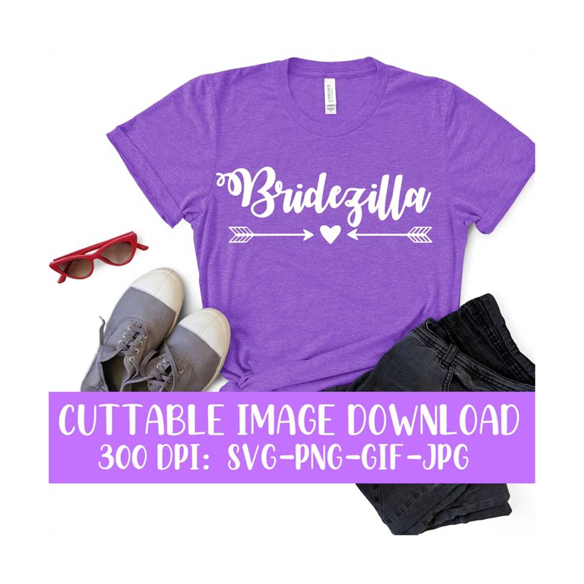 Bridezilla - Cricut - Silhouette - Vector Image - Clip Art - | Inspire ...