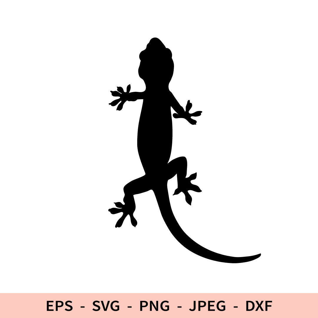 Lizard Svg Reptile Dxf File for Cricut Animal Chameleon Silh | Inspire ...