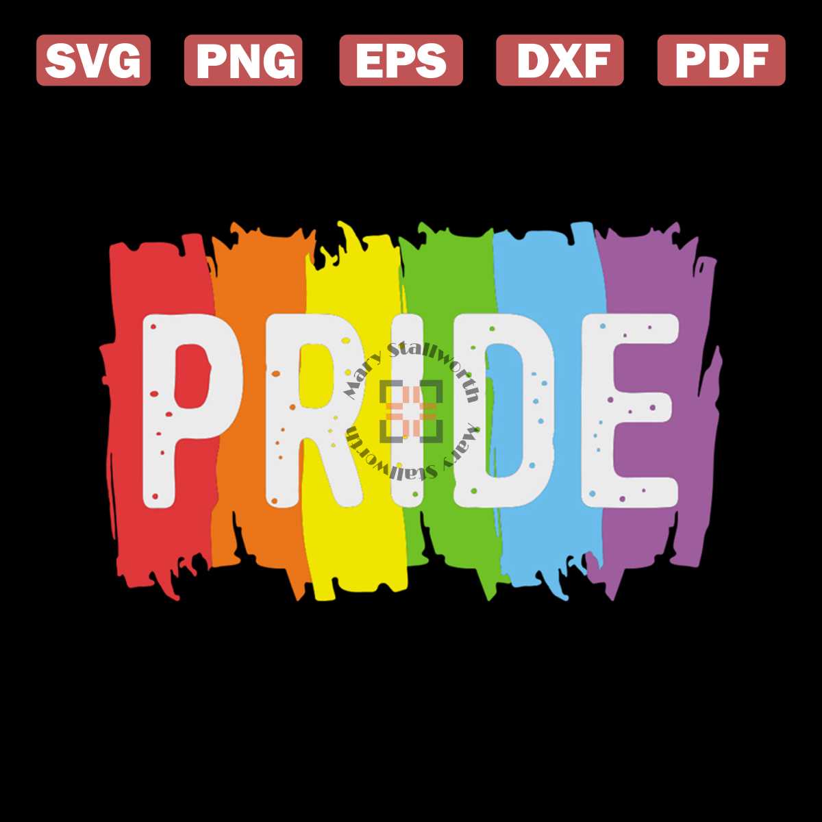 Pride LGBT, Rainbow Gay Lesbian, Svg, Cricut File | Inspire Uplift