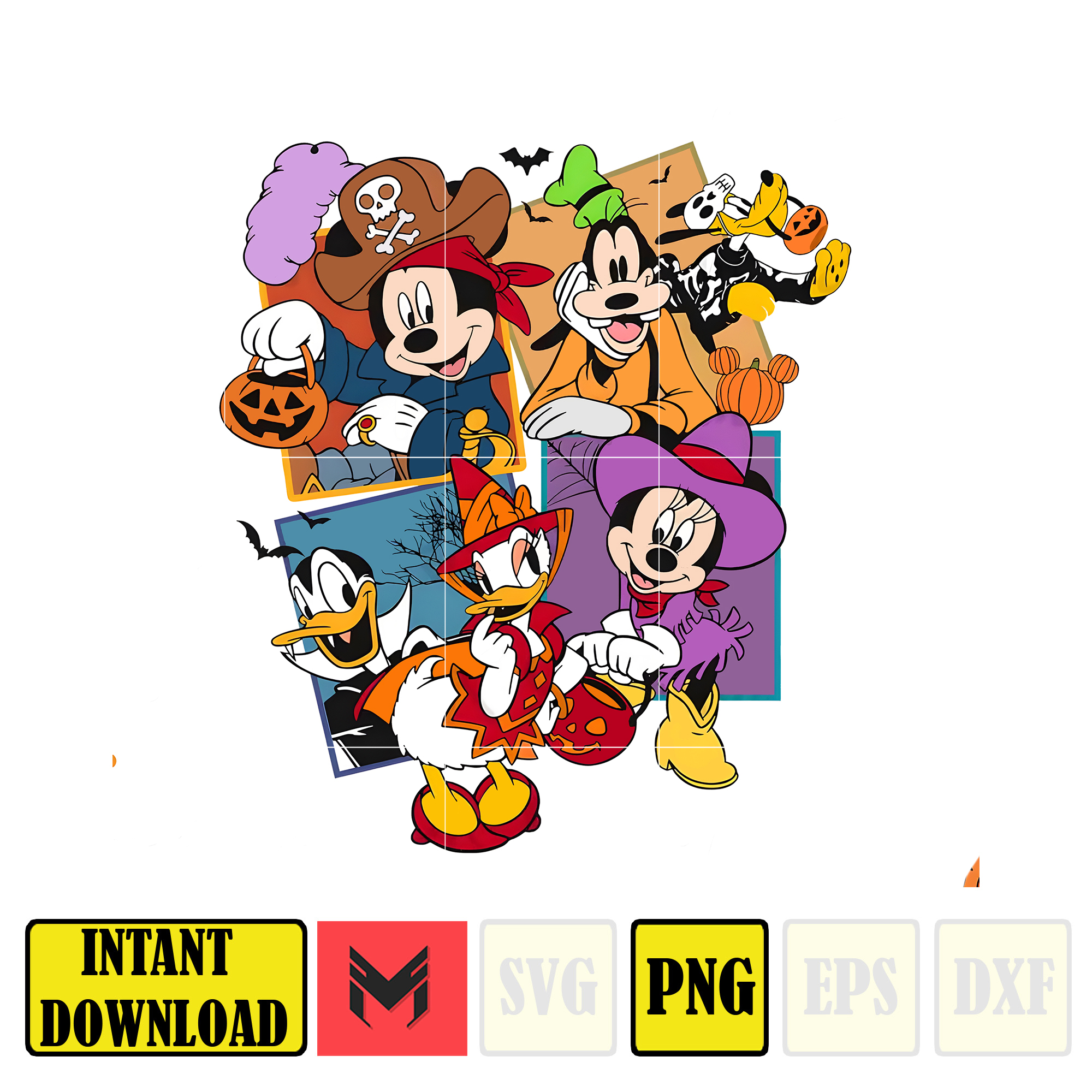 Retro Cartoon Disneyy Characters PNG ,Designs Cartoon Png , | Inspire ...