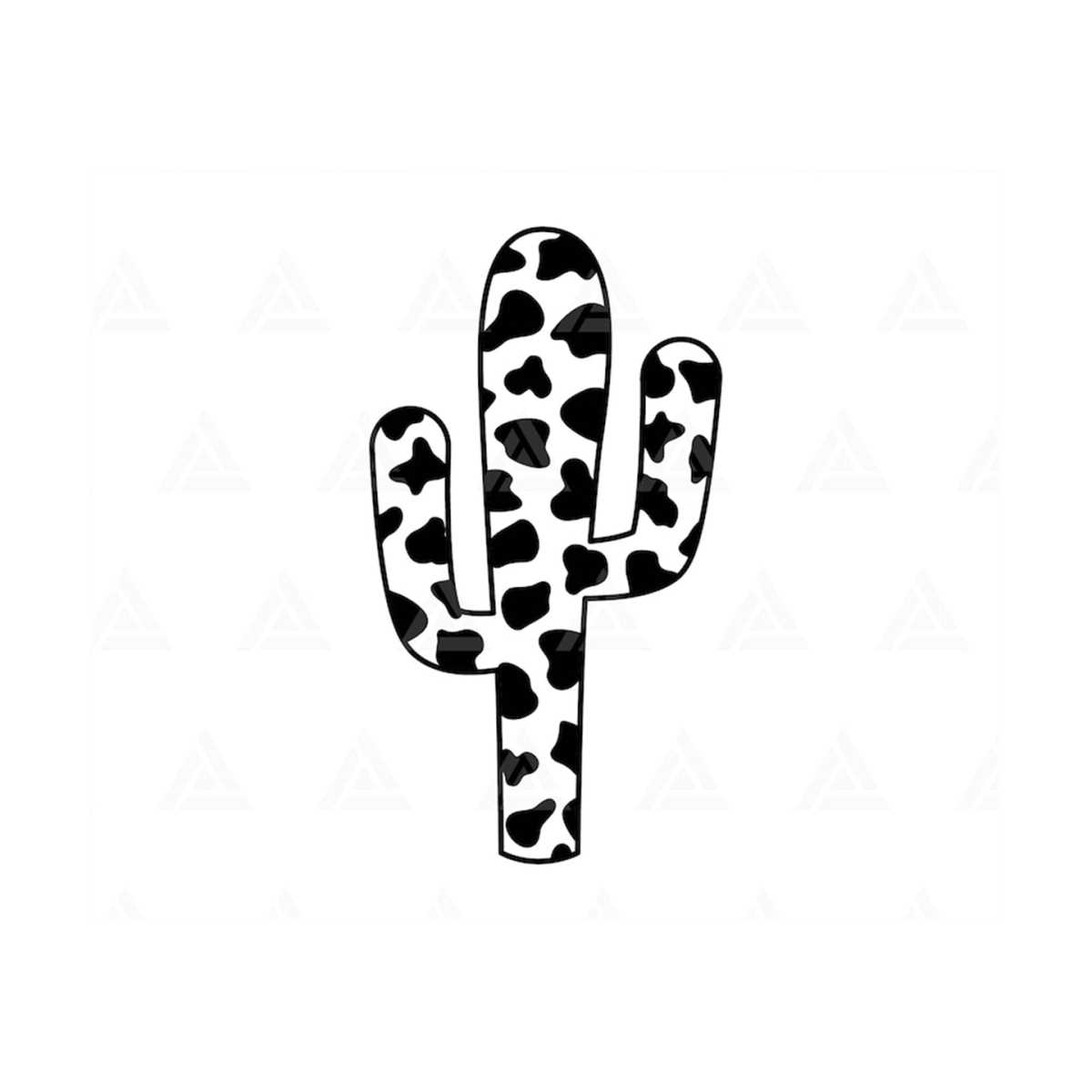 Cactus Cow Print Svg, Succulent Svg, Farmhouse Svg, Texas, A | Inspire ...