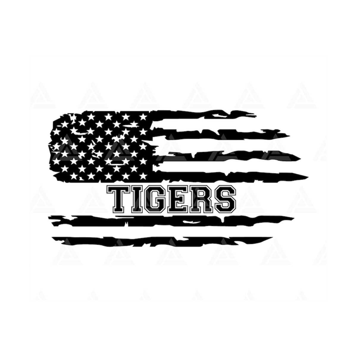Tigers Svg, American Flag Svg, Go Team Tigers Svg, Football, | Inspire ...