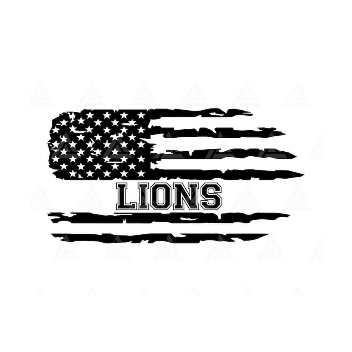 Lions Svg, American Flag Svg, Go Team Lions Svg, Football, B | Inspire ...