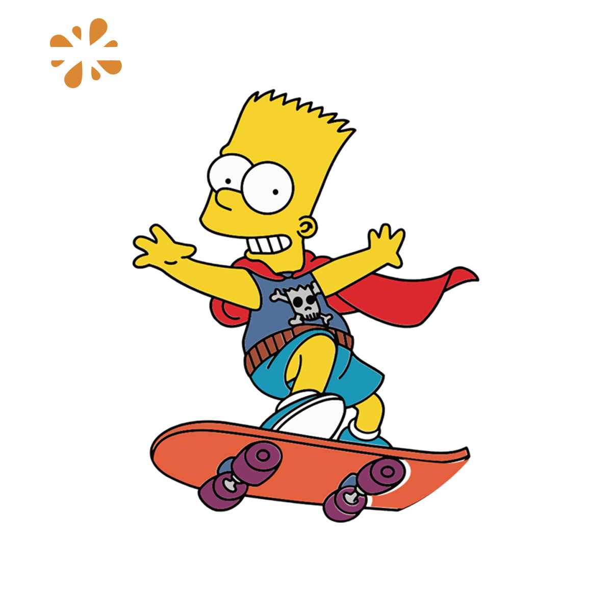 Bart Simpson Skating Svg, Cartoon Svg, The Simpsons Svg, Ska | Inspire ...