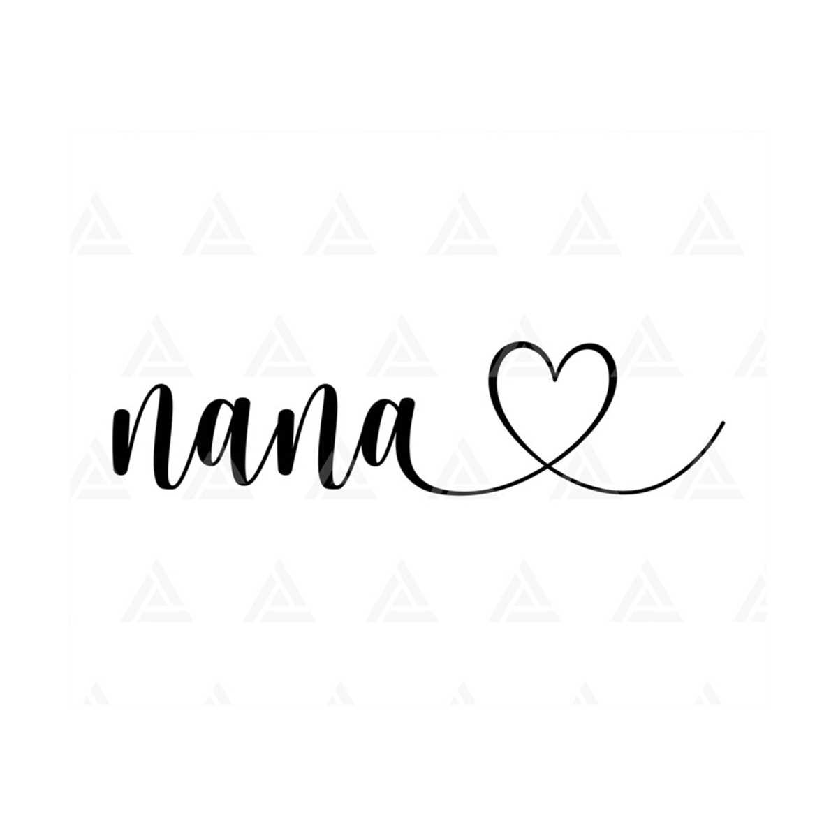 Nana Svg, Granny Svg, Heart Svg, Grandma Svg, Gramma, Grandm | Inspire Uplift